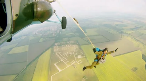 Jumping Out Of Helicopter Stock Footage ~ Royalty Free Stock Videos | Pond5