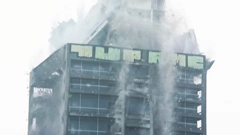 Building Exploding Stock Video Footage | Royalty Free Building ...