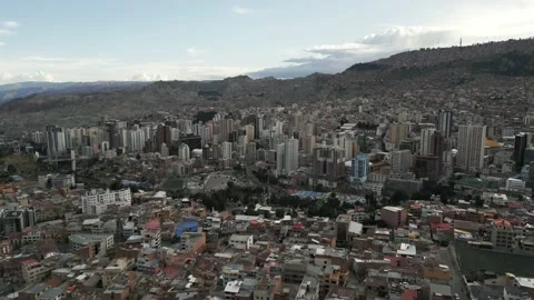 Skyscraper Slum, La Paz Bolivia Sopocach... | Stock Video | Pond5