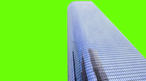 Skyscraper time lapse green screen | Stock Video | Pond5