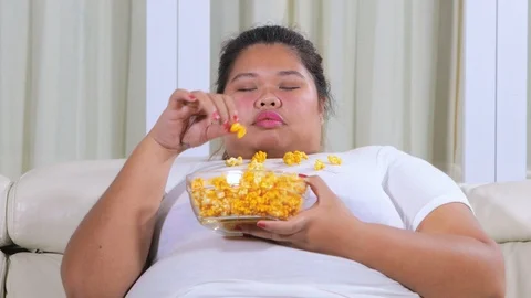 Overweight Woman Stock Footage ~ Royalty Free Stock Videos | Pond5