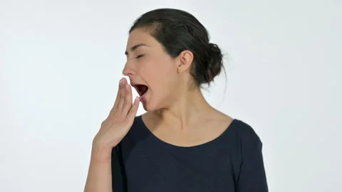 Indian Woman Yawn Stock Video Footage | Royalty Free Indian Woman Yawn ...