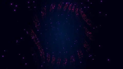 Sliced Circle Particles Loop Background AEP ~ After Effects #263871489