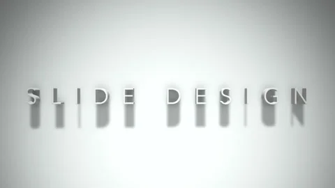 slide design 3D title animation white te... | Stock Video | Pond5