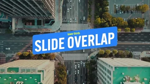 Slide Overlap Lower Thirds ~ After Effects #296591793