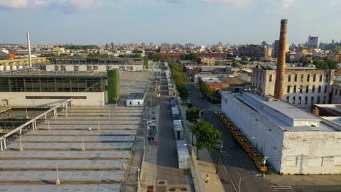 Slider Shot of an Industrial Building | Stock Video | Pond5