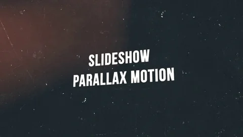Slideshow Parallax Motion ~ After Effects Template #74843229