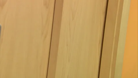 Sliding doors system, close up of slidin... | Stock Video | Pond5