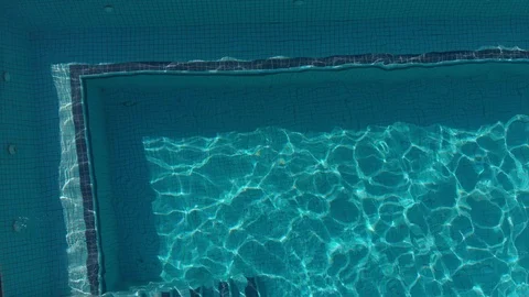 Sliding drone shot, top view of a swimmi... | Stock Video | Pond5