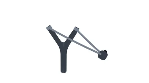 Cartoon Slingshot Stock Video Footage | Royalty Free Cartoon Slingshot ...