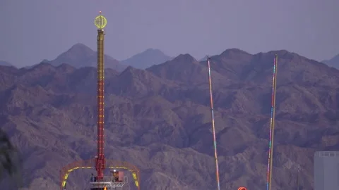 Slingshot Amusement Ride Stock Video Footage | Royalty Free Slingshot ...