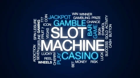 Slot machine animated word cloud, text d... | Stock Video | Pond5