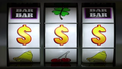 Slot Machine animation showing winning | Stock Video | Pond5