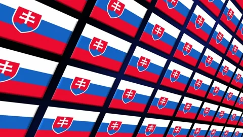 Slovakia Flag Animated Background 3d Ani... | Stock Video | Pond5