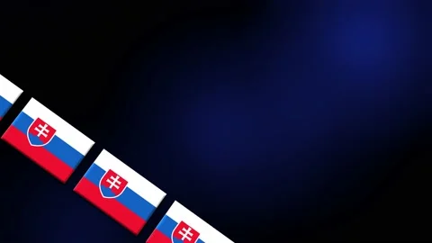 Slovakia Flag Animated Background 3d Ani... | Stock Video | Pond5