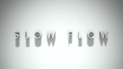 slow flow 3D title animation with shadow... | Stock Video | Pond5