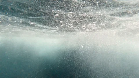 Slow motion 240 FPS underwater water spl... | Stock Video | Pond5