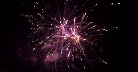 Slow Motion 4K Grand Finale Fireworks Sh... | Stock Video | Pond5