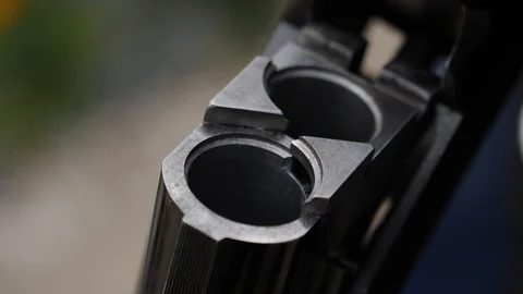 Double Barrel Shotgun Stock Video Footage | Royalty Free Double Barrel ...