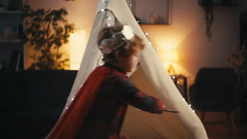 Slow motion of cute little boy dressed a... | Stock Video | Pond5