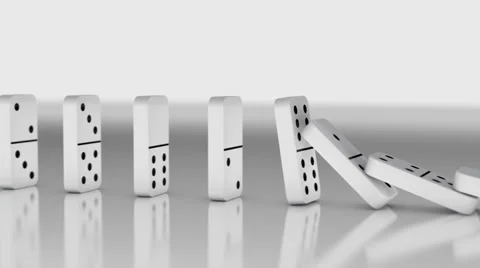 Dominoes Effect Stock Video Footage | Royalty Free Dominoes Effect ...