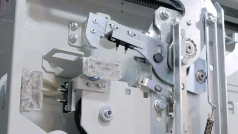 Slow motion: elevator door opening and c... | Stock Video | Pond5