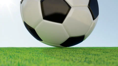 Slow motion of falling soccer football b... | Stock Video | Pond5