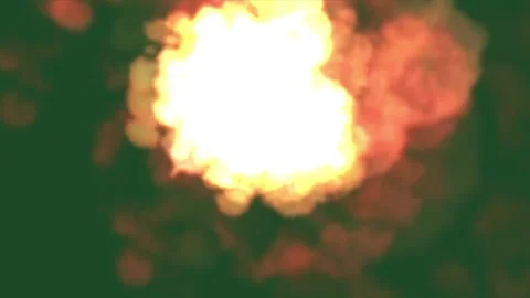 Slow-motion fire explosion, green screen... | Stock Video | Pond5
