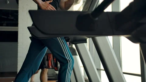 Slow motion footage of athletes running ... | Stock Video | Pond5