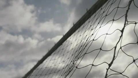 Slow motion of goal scored as ball hit n... | Stock Video | Pond5