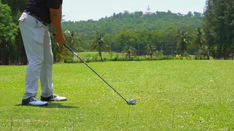 Golf Swing Slow Motion Stock Video Footage | Royalty Free Golf Swing ...