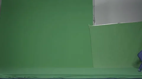 Slow motion green screen shot of a woman... | Stock Video | Pond5