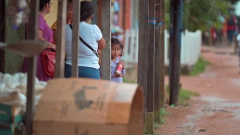 Slow-motion of a group of people waiting... | Stock Video | Pond5