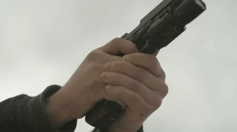 Handgun Fire Stock Video Footage | Royalty Free Handgun Fire Videos | Pond5