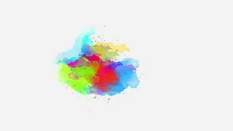 Slow motion ink blot smear cinematic eff... | Stock Video | Pond5