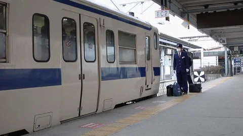 Japanese Train Conductor Stock Videos – Royalty-Free HD & 4K Videos