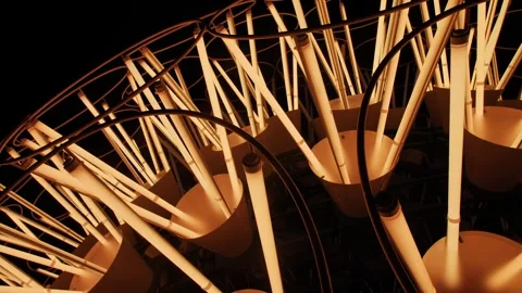 Slow motion movement abstract neon light... | Stock Video | Pond5