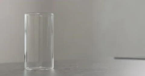 Slow motion pour clean fresh water in be... | Stock Video | Pond5