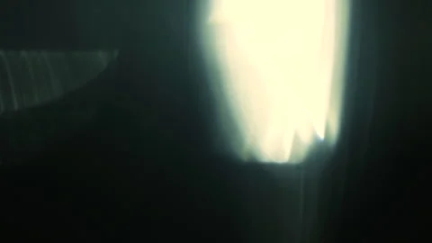 Slow motion real lens flare through glas... | Stock Video | Pond5