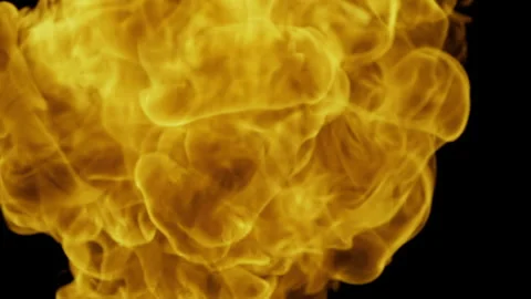 Slow motion shot of fire explosion trans... | Stock Video | Pond5