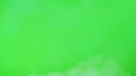 Slow motion smog motion on green screen ... | Stock Video | Pond5