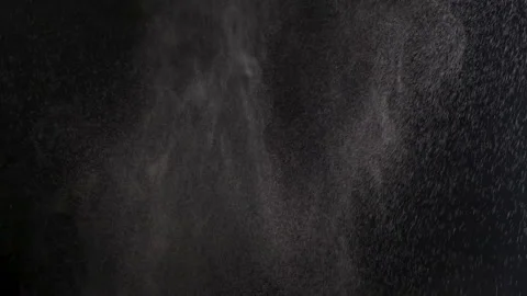 Slow motion. Spraying water droplets. Wa... | Stock Video | Pond5