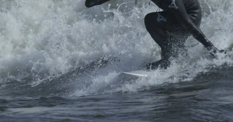 Slow Motion Surfing Ultra High Definitio... | Stock Video | Pond5