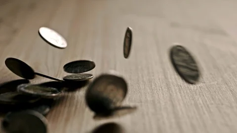 Slow Motion Coin Flip Stock Video Footage | Royalty Free Slow Motion ...