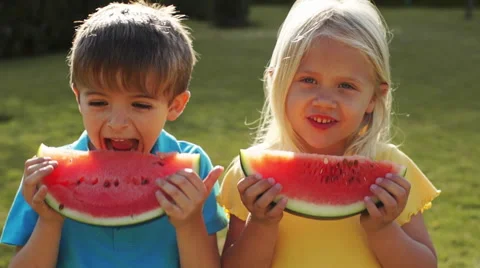 Eating Melon Stock Video Footage | Royalty Free Eating Melon Videos | Pond5
