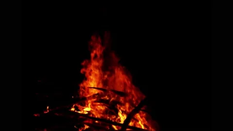 Slow-motion video of fire and flames. Fl... | Stock Video | Pond5