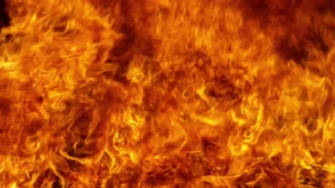 Slow-motion video of fire and flames. Fl... | Stock Video | Pond5