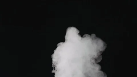 Slow motion water mist puff stream over ... | Stock Video | Pond5