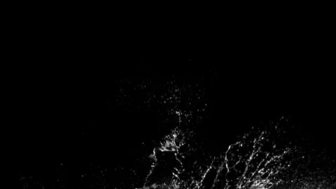 Slow motion of water splash abstract par... | Stock Video | Pond5