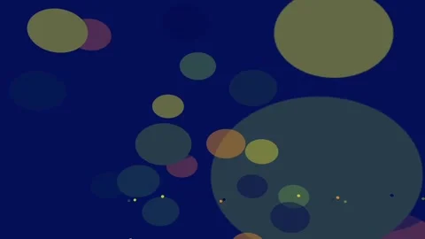 Slow Moving Background Cartoon Bubbles -... | Stock Video | Pond5